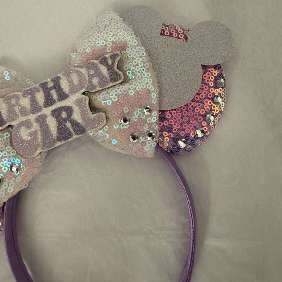 Disney | Accessories | Disney Birthday Girl Ears Headband | Poshmark